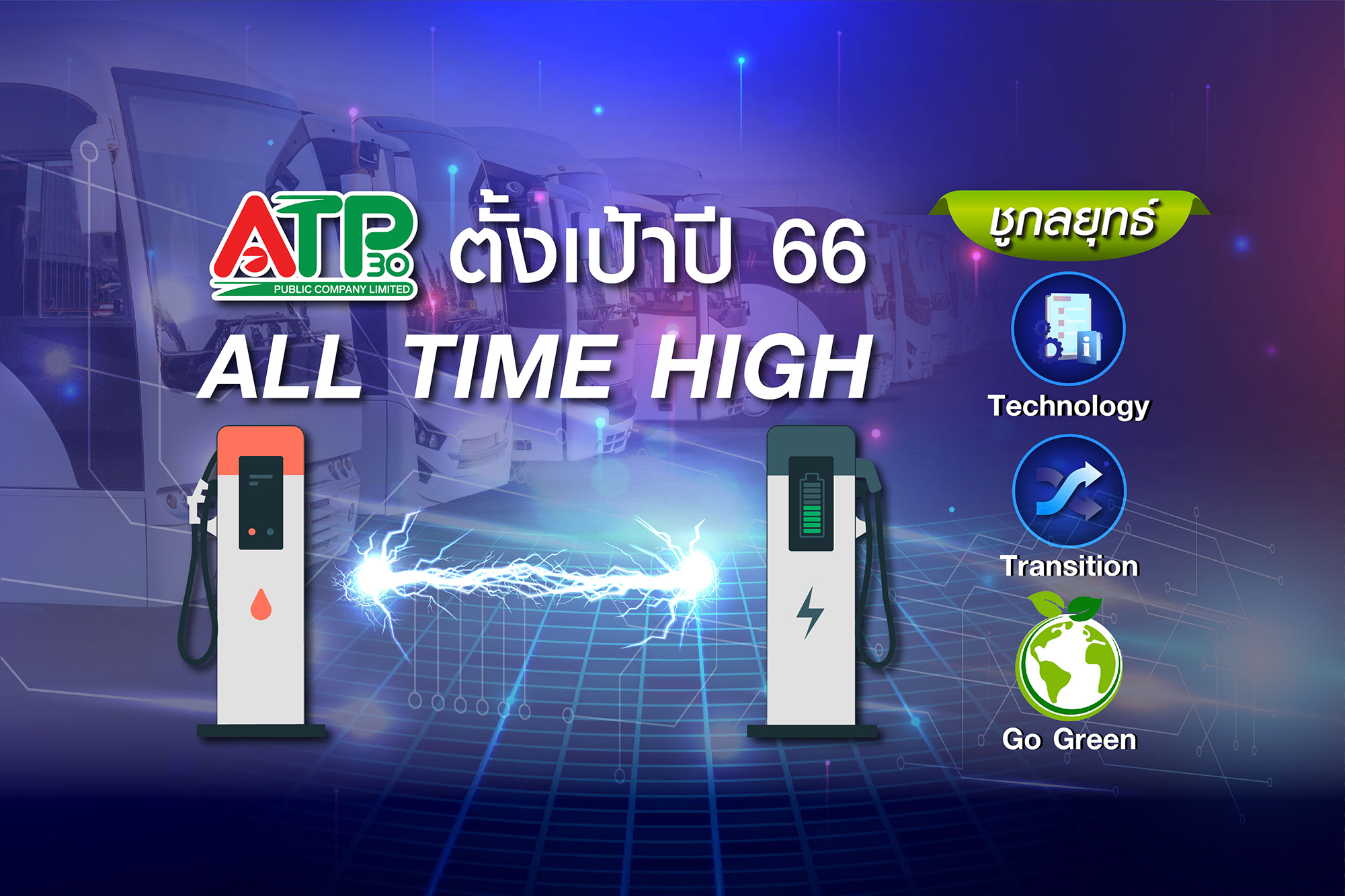 ATP30 ทุ่ม 180 ล้าน เสริมทัพรถบัสไฟฟ้า 60 คัน – Trans Time News